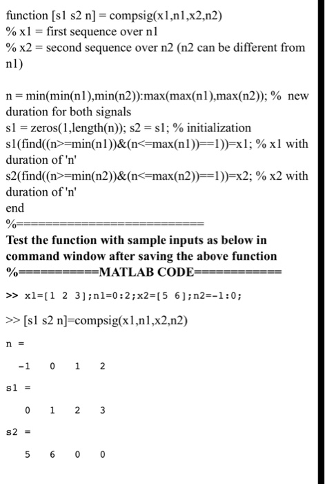 I need help plotting these signals in MATLAB | Chegg.com