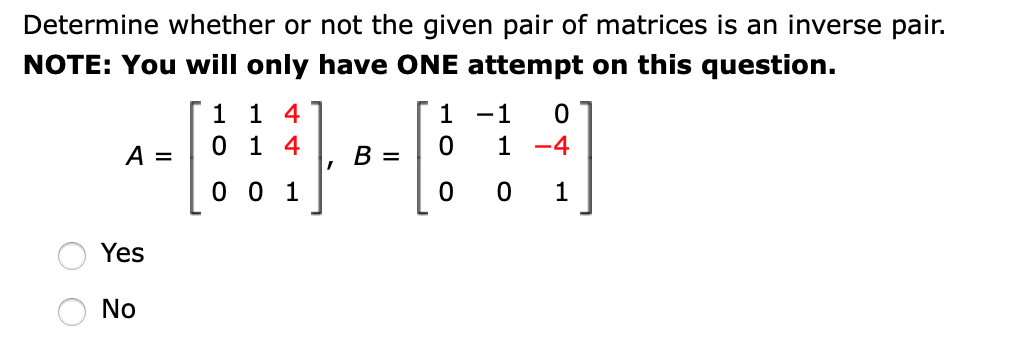 Solved First find the determinant and then find the inverse | Chegg.com