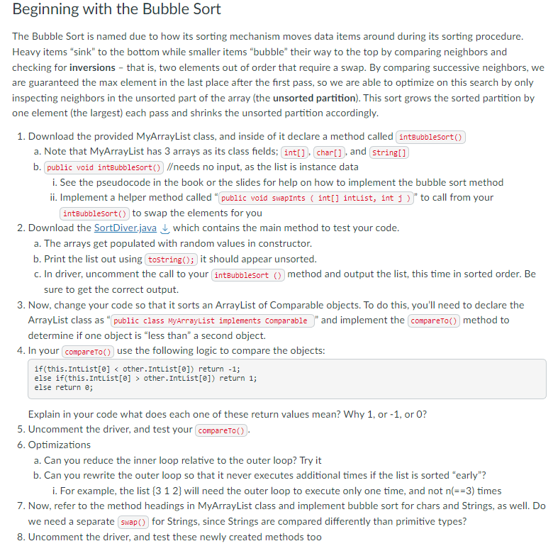 Solved MyArrayList class: import java.util.*; import | Chegg.com Solved MyArrayList class: import java.util.*; import | Chegg.com