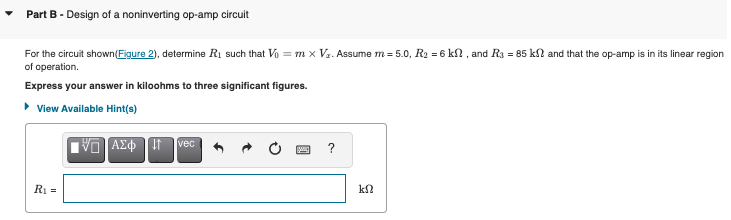 Solved Figure 1 of 2 R; w R VE R V. 1 Figure
