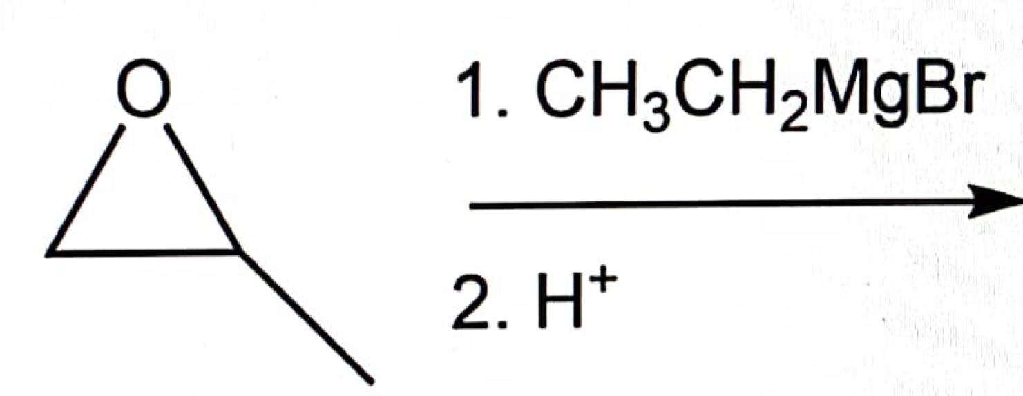 Solved 1. CH3CH2MgBr 2. H+ | Chegg.com