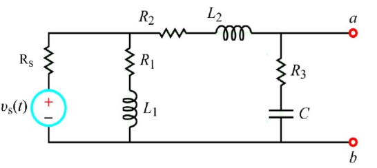 Solved In the circuit, the voltage source Vs(t) frequency, | Chegg.com