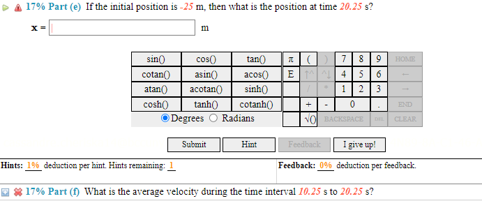 Solved (8\%) Problem 7: A detailed graph of velocity versus | Chegg.com