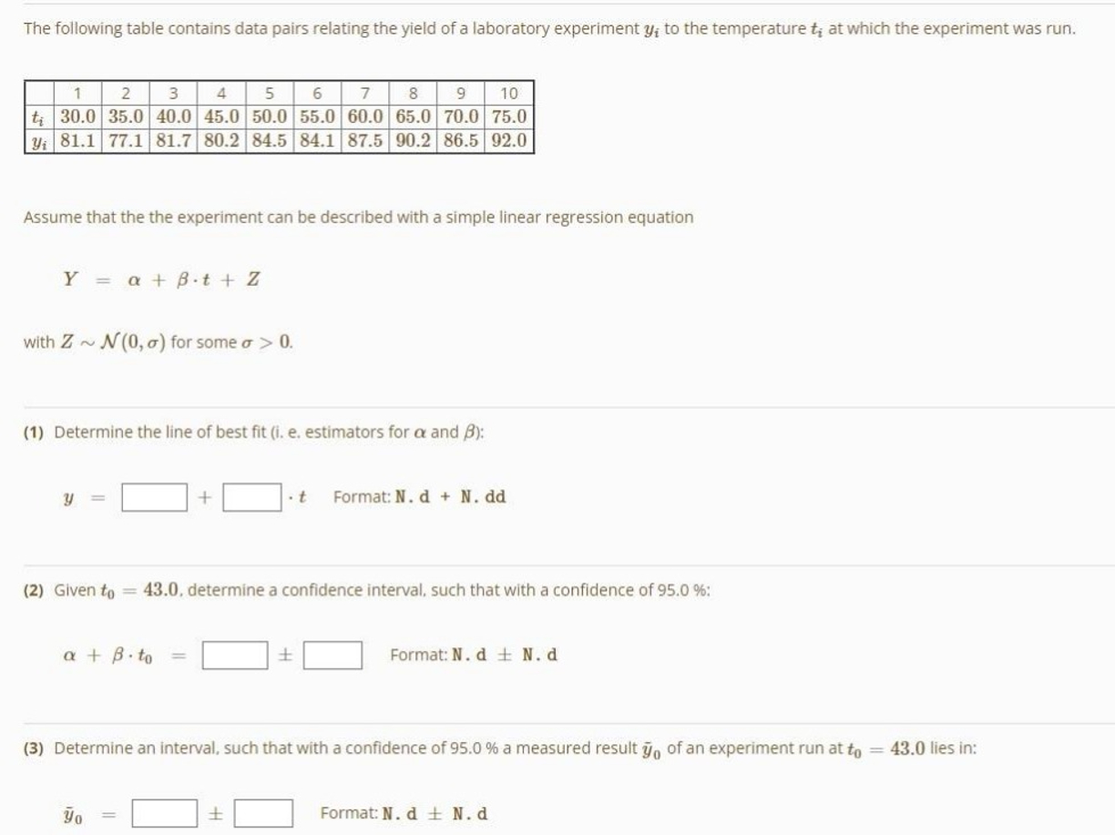 The following table contains data pairs relating the | Chegg.com