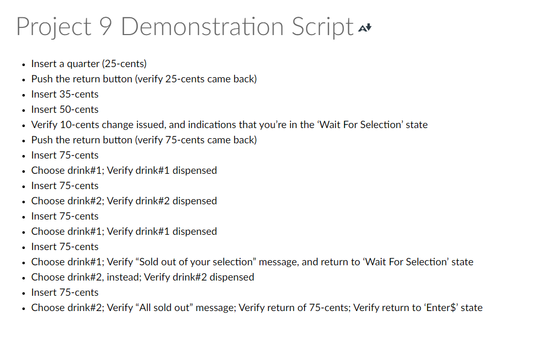 Solved (Mandatory) Write a program that uses a finite | Chegg.com