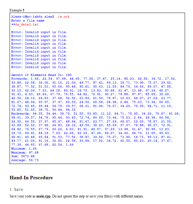 Solved 6a_data1.txt 3 err 456789106a_data2.txt 8.57 73.51 | Chegg.com