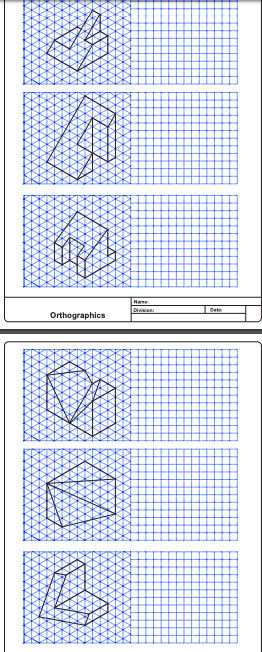 Solved VAVAVAV 7444 XXX Orthographics | Chegg.com