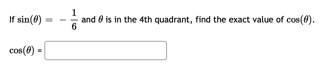 Solved Without using a calculator, compute the sine and | Chegg.com