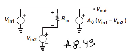 Solved Consider the voltage adder illustrated in Fig. 8.56, | Chegg.com