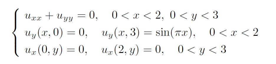 Solved Uxx + Uyy = 0, 0