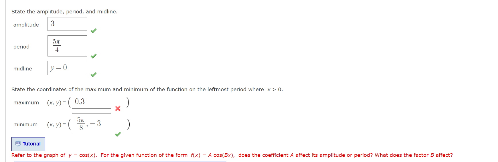 State The Amplitude Period And Midline Amplitude