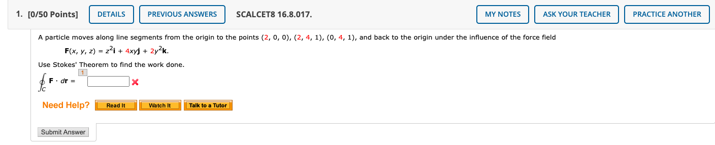 Solved A particle moves along line segments from the origin | Chegg.com