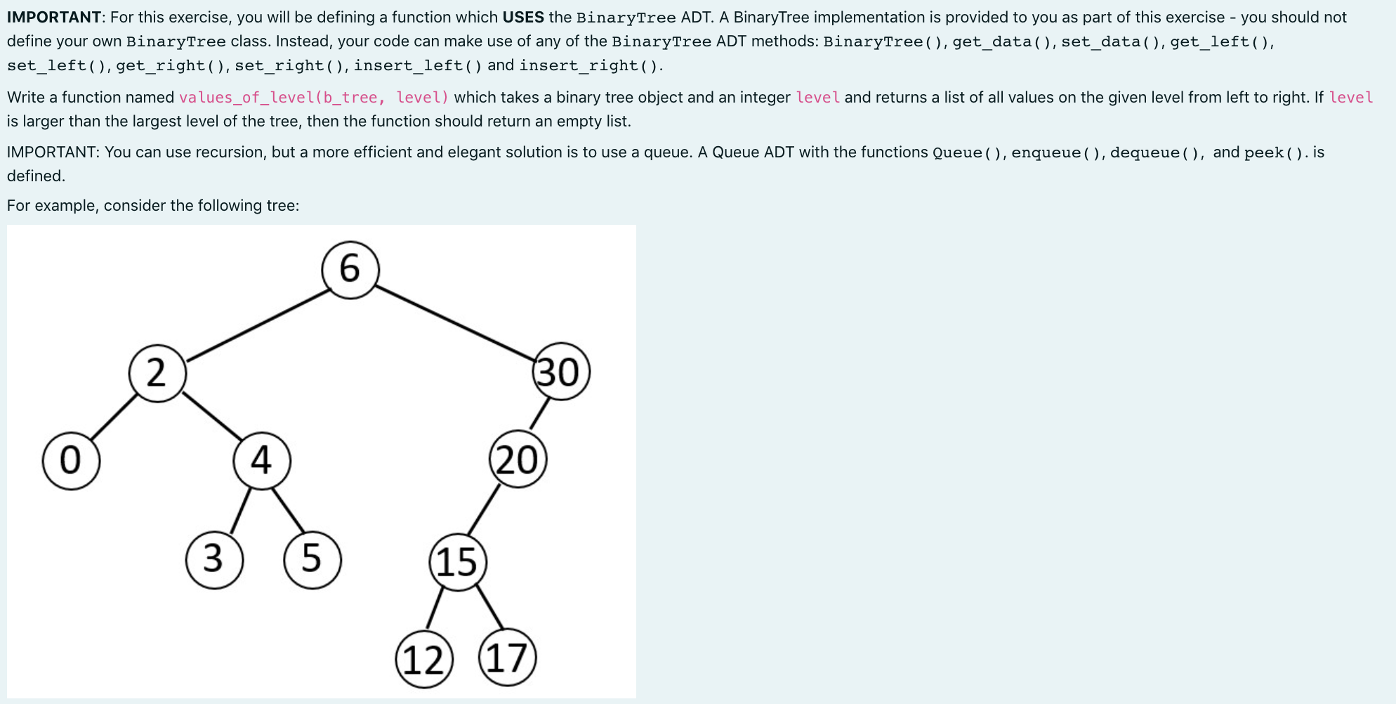 Solved IMPORTANT: For this exercise, you will be defining a | Chegg.com