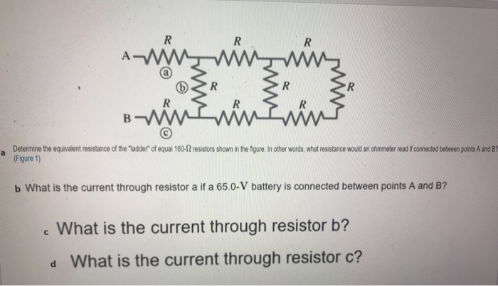Solved a Determine the equivalent resistance of the "ladder | Chegg.com