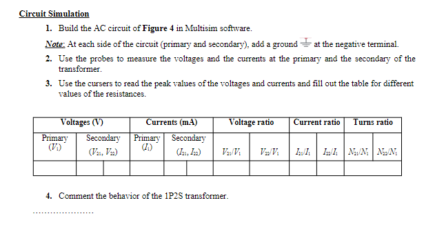 Solved Part IV: Configurable Transformer Transformer with | Chegg.com