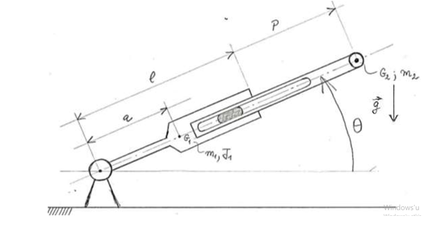 Solved A 2-DOF planar (RP) manipulator arm is given | Chegg.com