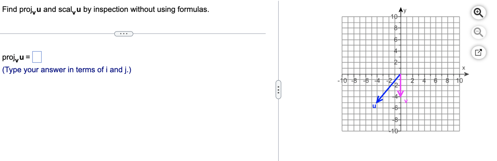 Solved Consider the vectors u= 7,0 and v= −6,6 . Sketch the | Chegg.com