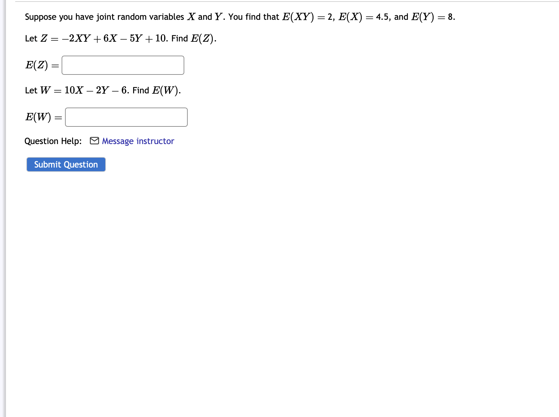 Solved Suppose you have joint random variables X and Y. You | Chegg.com