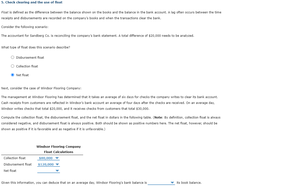 Solved collection float drop down options: 80k, 120k, | Chegg.com