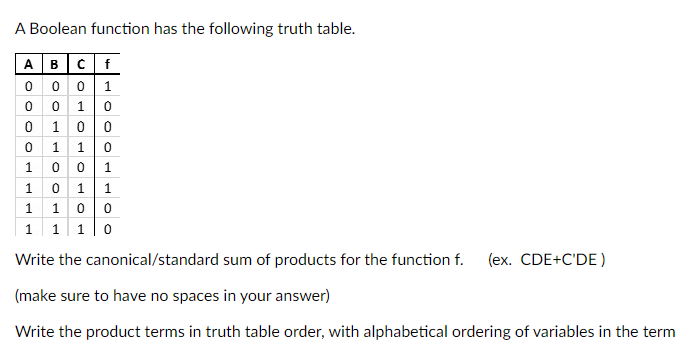 Solved Simplify this boolean function by using Law 5 : | Chegg.com