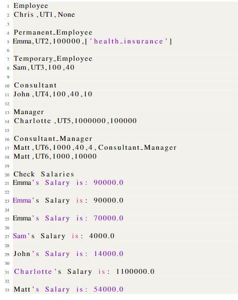 Solved PYTHON3--- A company has different types of | Chegg.com