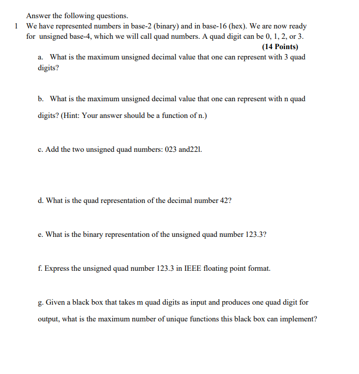 Solved Answer the following questions.1 ﻿We have represented | Chegg.com