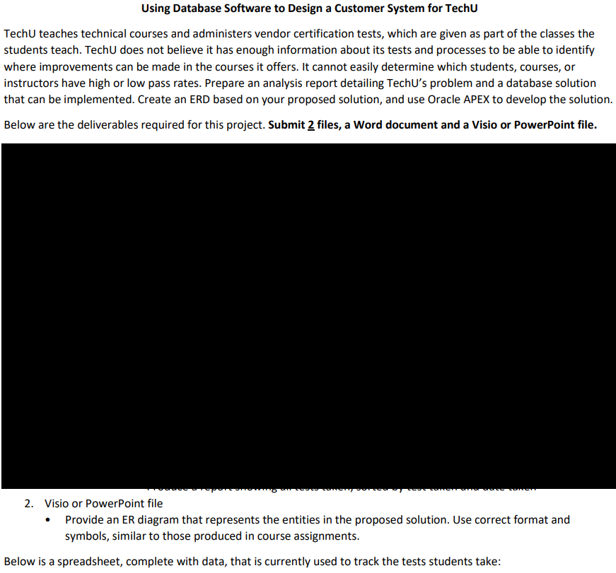 Solved Using Database Software To Design A Customer System 5593