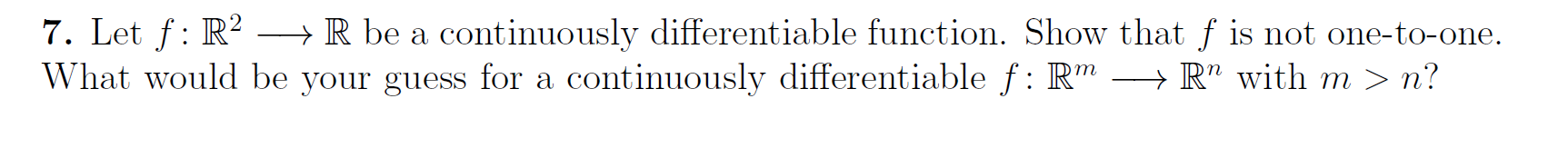 Solved 7. Let f:R2 R be a continuously differentiable | Chegg.com