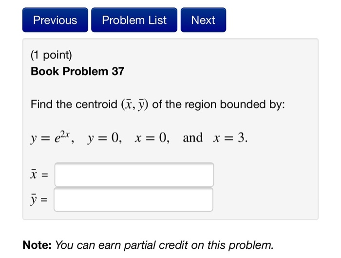 Solved Previous Problem List Next (1 point) Book Problem 35 | Chegg.com