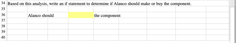 Solved Prepare a make or buy analysis. XUS Prepare a make or | Chegg.com