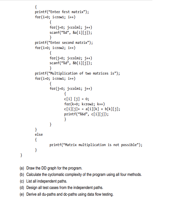 Solved \#include main() \{ int a[SIZE][SIZE], | Chegg.com