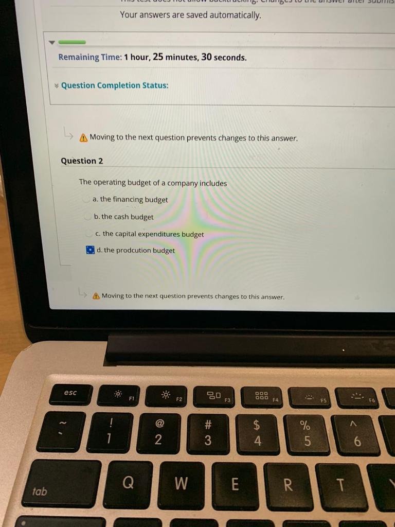 Solved Your answers are saved automatically. Remaining Time: | Chegg.com