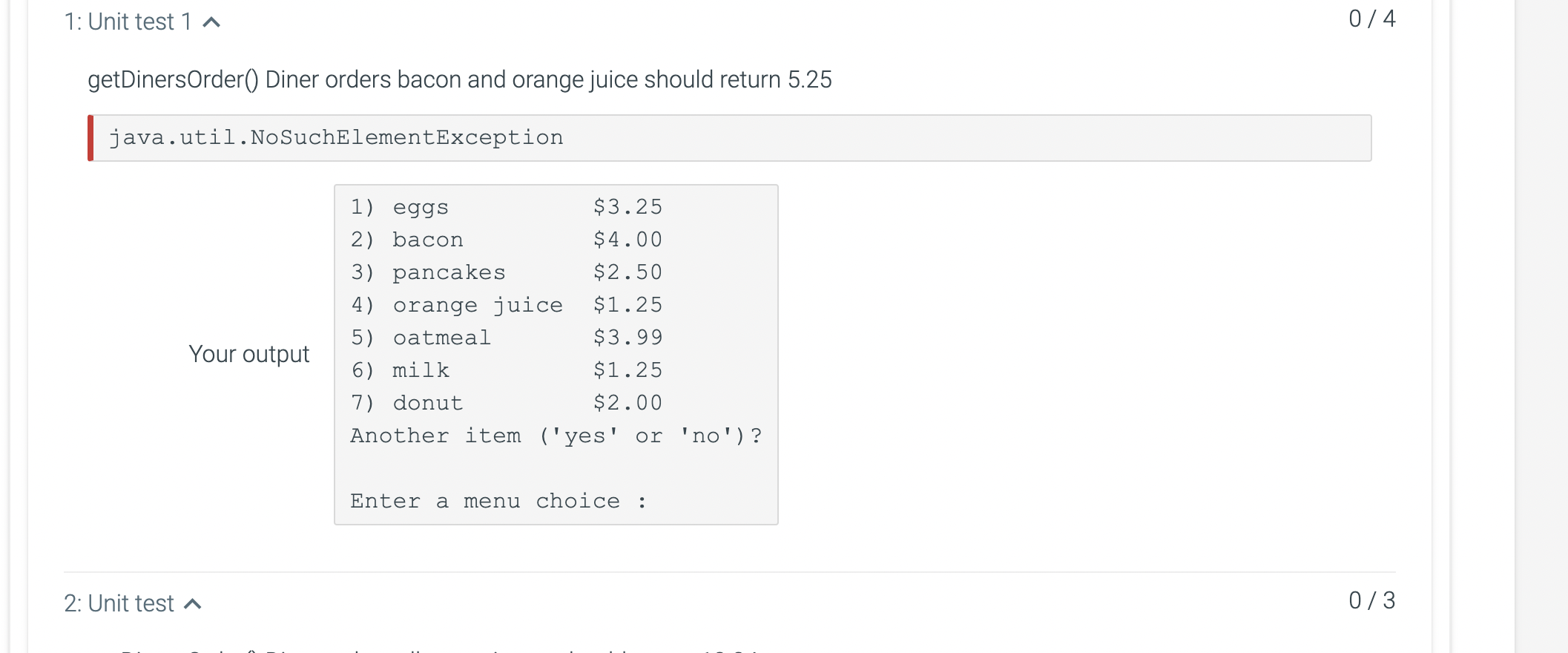 Solved 12.7 Pearl's Pancakes Part 7 (Diner's Order - | Chegg.com