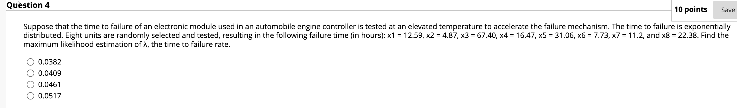 Solved maximum likelihood estimation of λ, the time to | Chegg.com