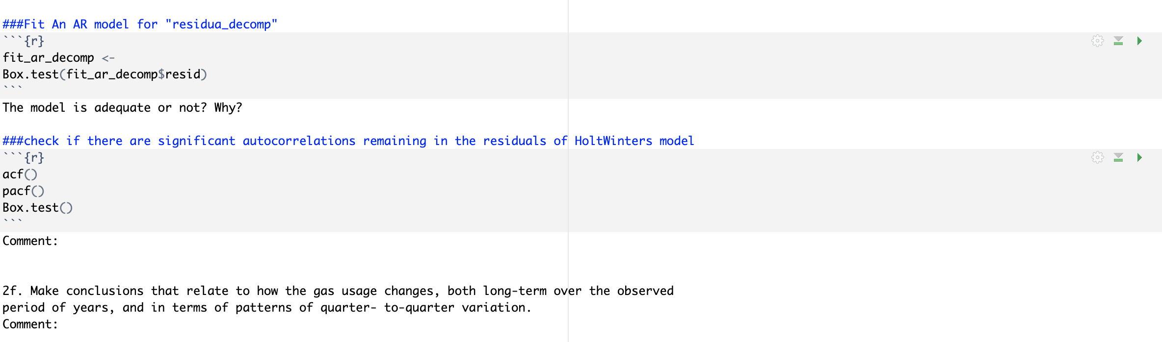 Solved The time series object UKgas in the datasets package | Chegg.com