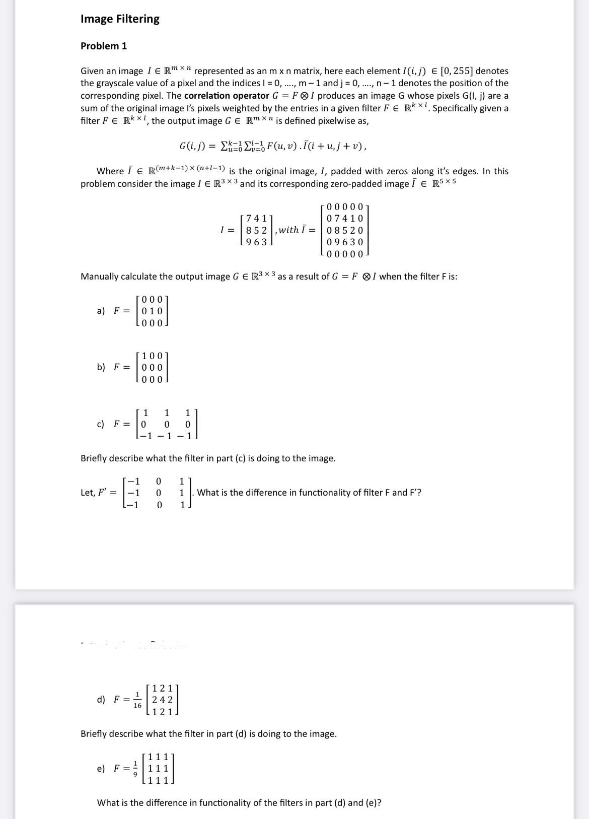 Solved a) Show that we can write correlation as a vector dot | Chegg.com