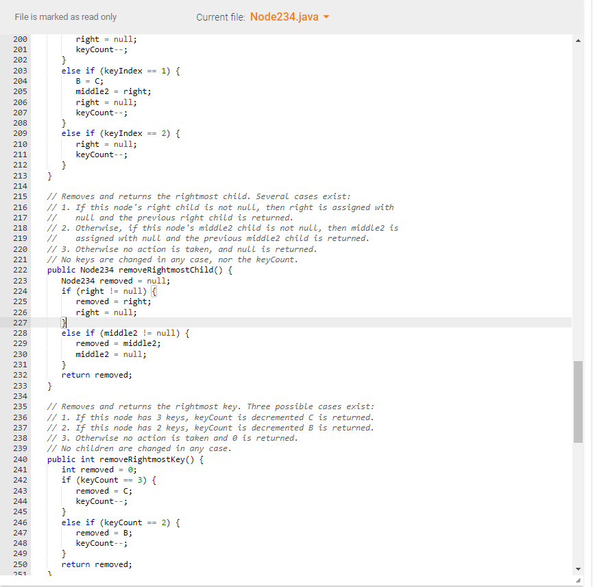Solved In this lab, the Tree234 class is extended to support | Chegg.com