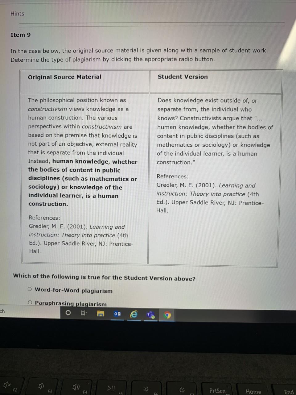 Solved Hints Item 9 In the case below, the original source | Chegg.com