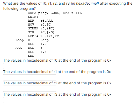 Solved What are the values of r0,r1,r2, and r3 (in | Chegg.com