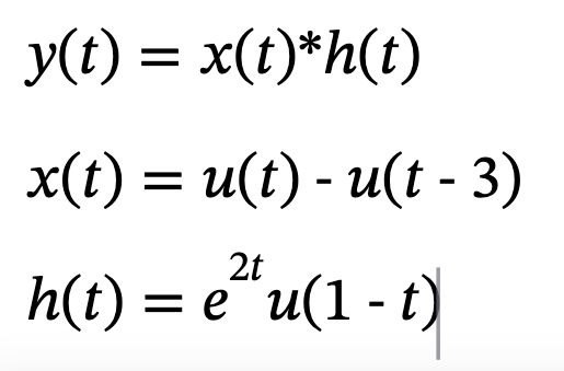 Solved Please find the Continuous time (CT) ﻿convolution | Chegg.com