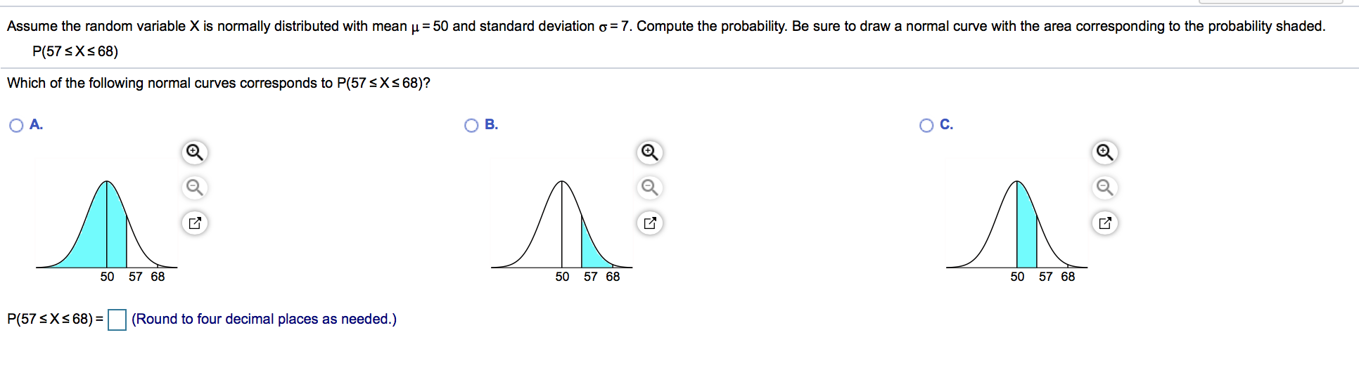 Solved Assume the random variable X is normally distributed | Chegg.com
