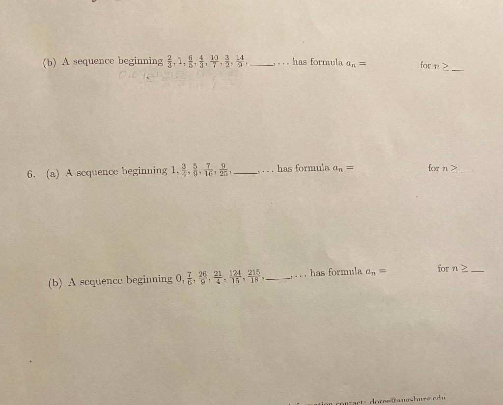 Solved (b) A sequence beginning 32,1,56,34,710,23,914, has | Chegg.com