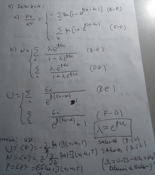 Solved Solve step by step. Demonstrate equations a) PV/KT | Chegg.com