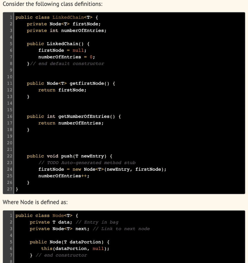 Solved Consider the following class definitions: 1 public | Chegg.com
