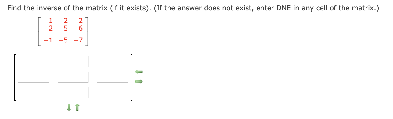 Solved Find the inverse of the matrix (if it exists). (If | Chegg.com