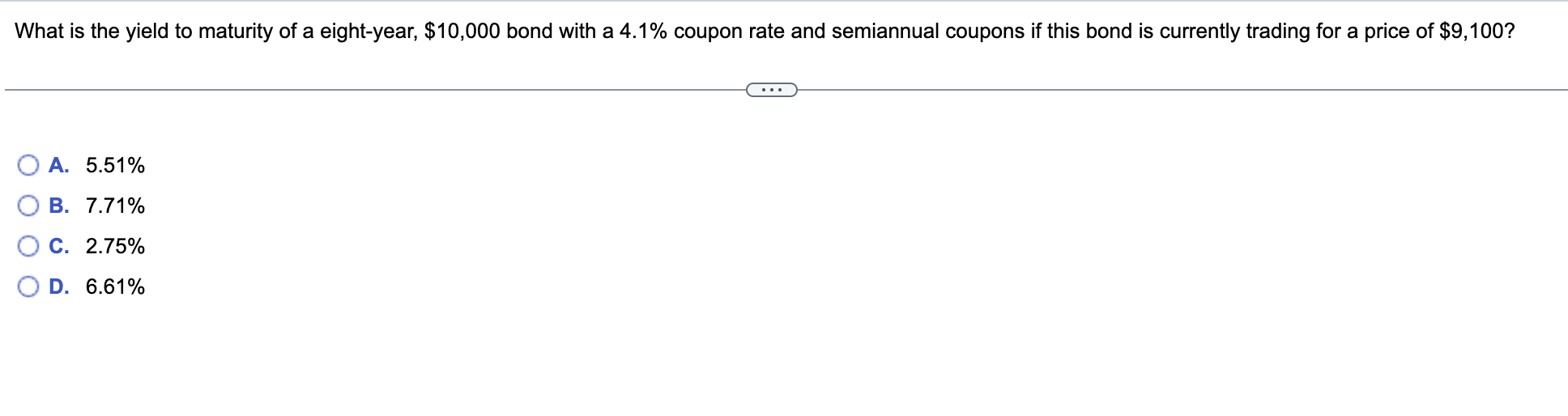 Solved What is the yield to maturity of a eight-year, | Chegg.com