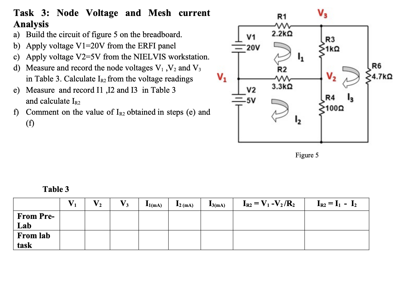 Solved 3. For the circuit shown in figure 5, apply node | Chegg.com
