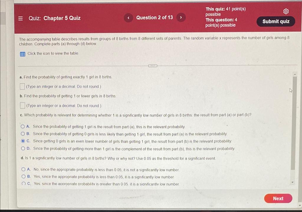 Quiz: Chapter 5 Quiz