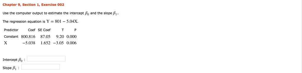 Solved Chapter 9, Section 1, Exercise 002 Use the computer | Chegg.com