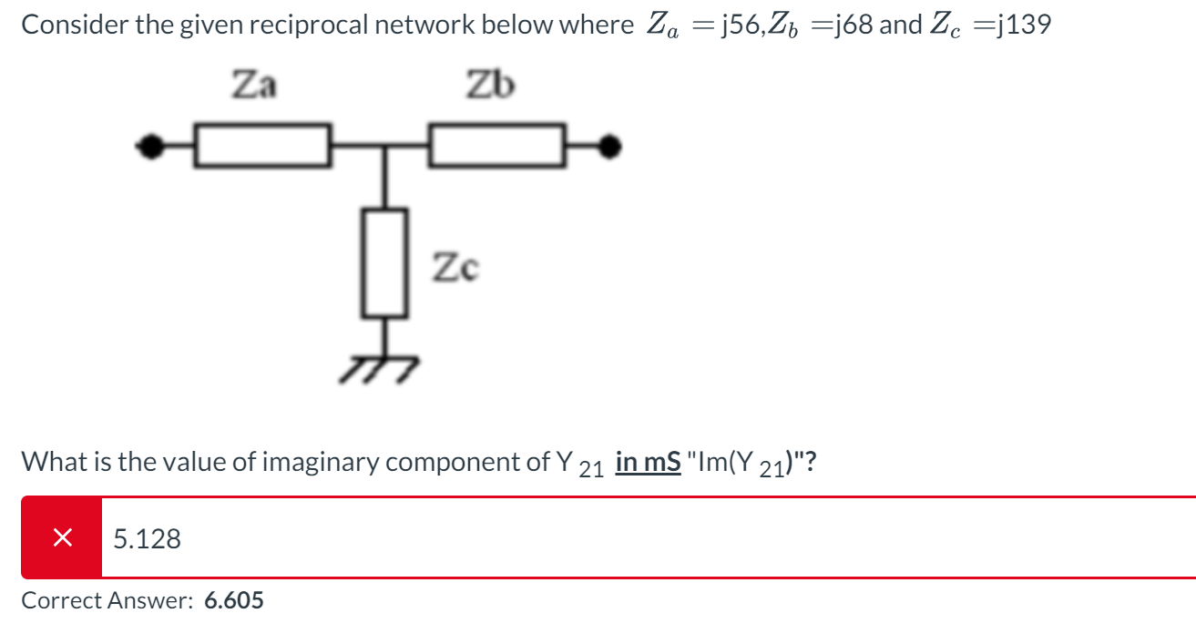 Solved Consider the given reciprocal network below where | Chegg.com